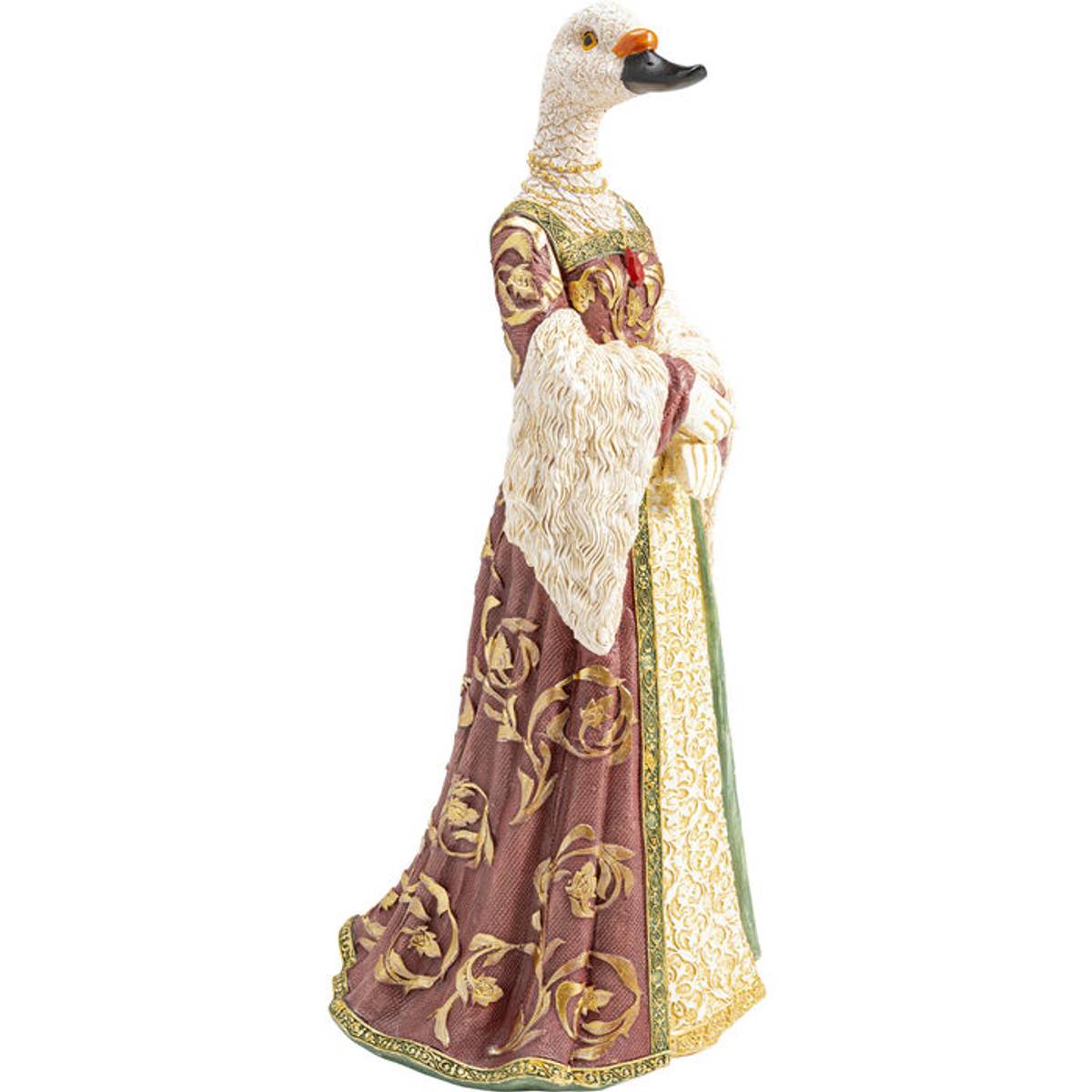 Deco Figurine Bird Lady Duck White 31cm Kare Design - Diversum